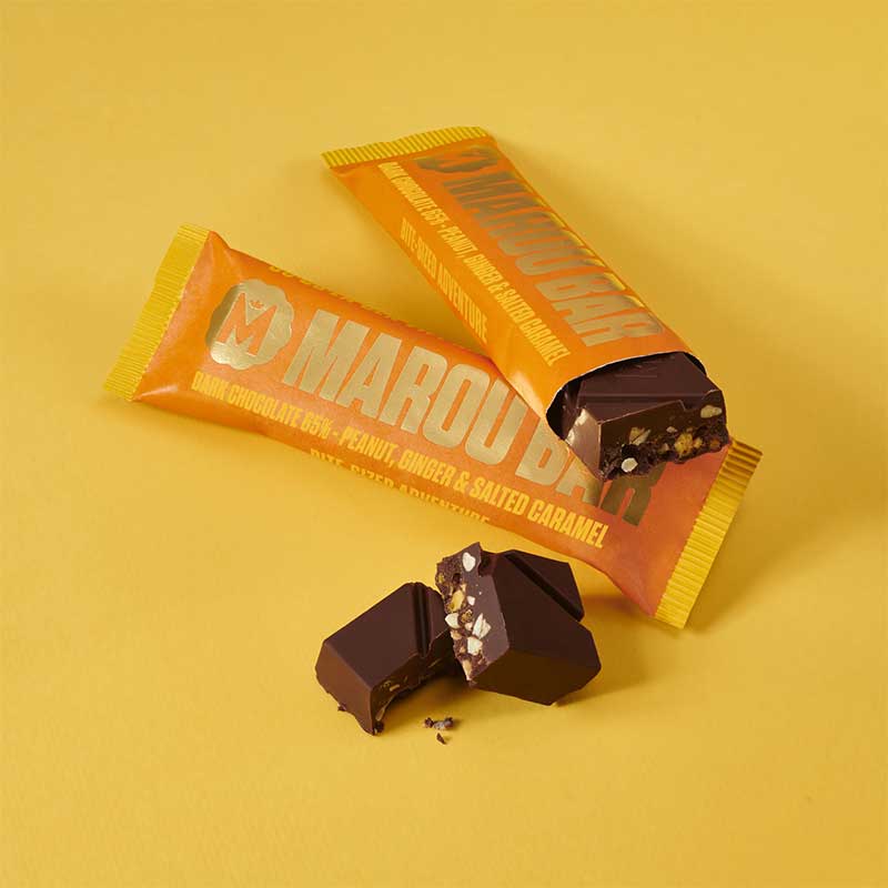 Peanuts, Ginger & Salted Caramel bar - Marou