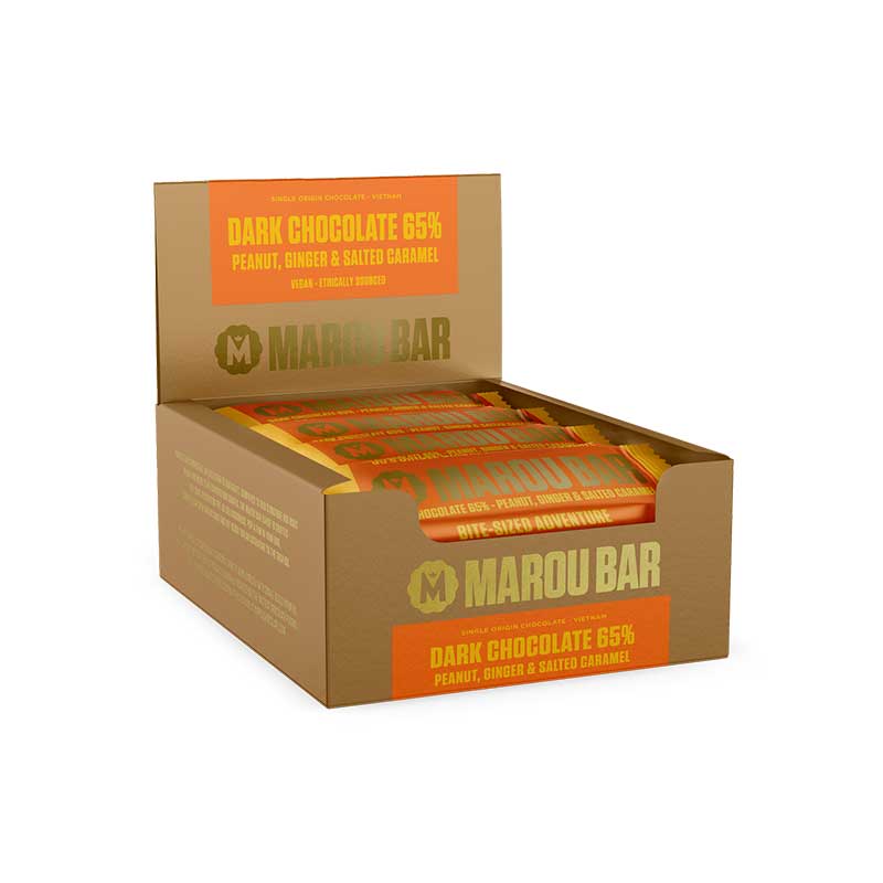 Peanuts, Ginger & Salted Caramel bar - Marou